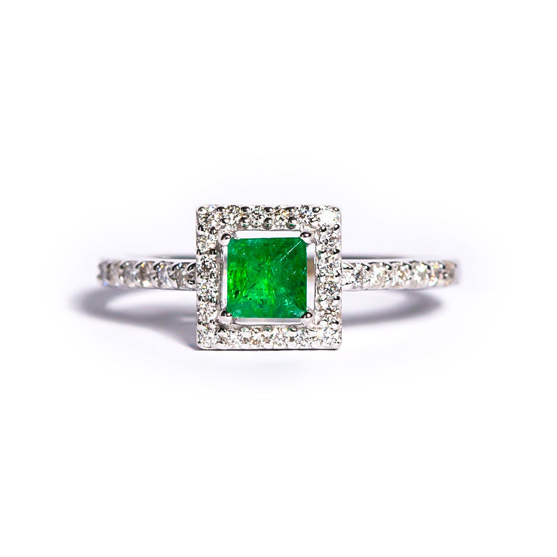 Emerald Engagement Rings Online | Emerald Rings - The Diamond Box South ...