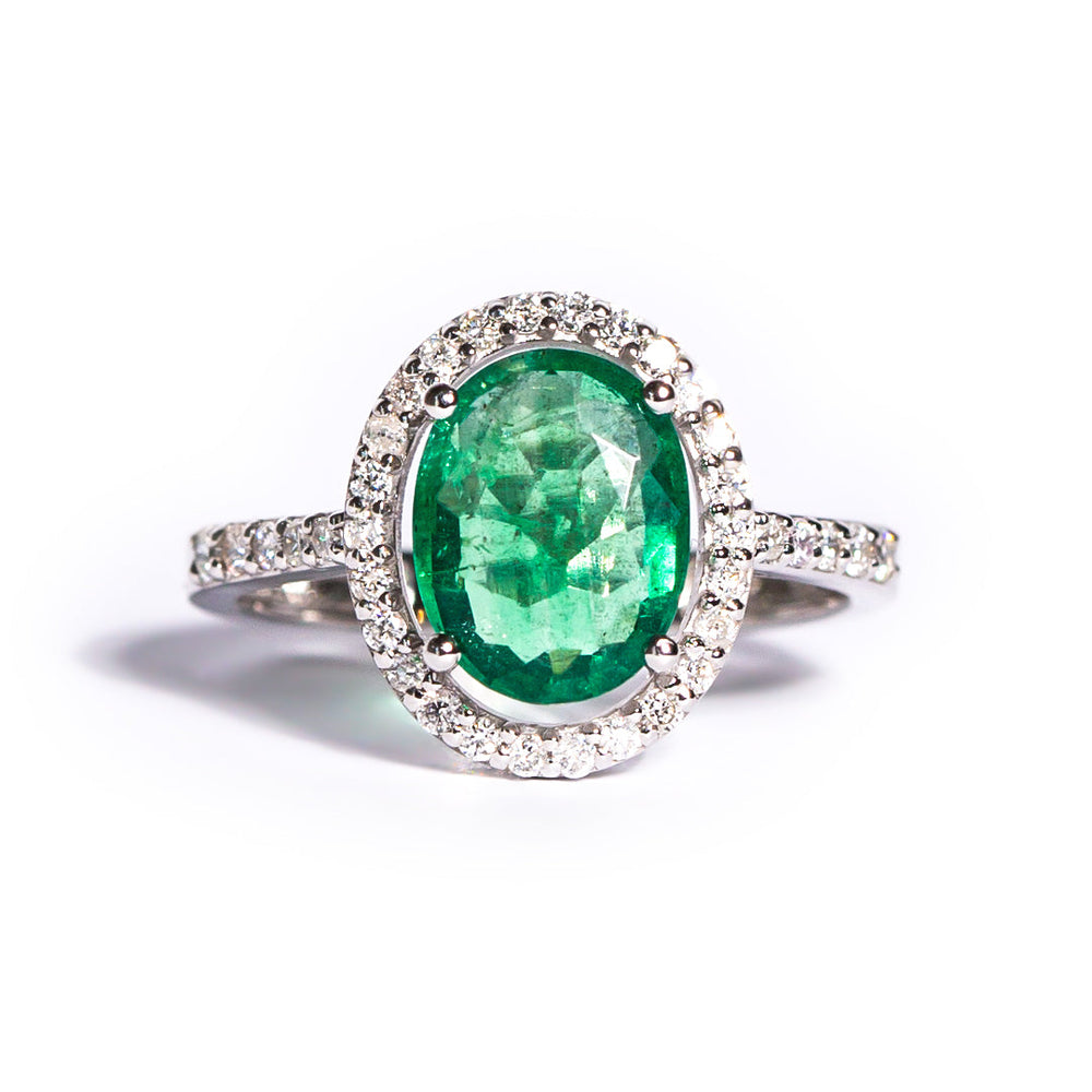 Emerald Engagement Rings Online | Emerald Rings - The Diamond Box South ...